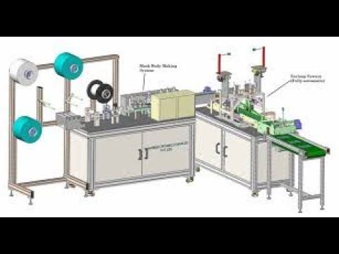 High speed Face Maks Making Machine - YouTube