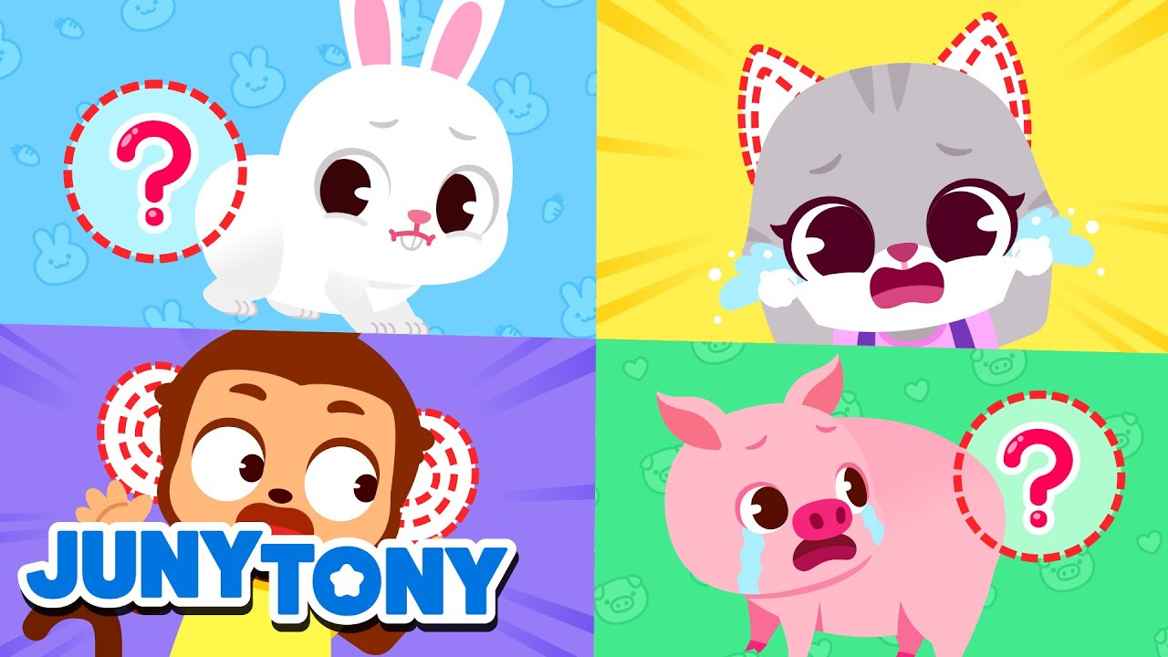 Where's My Tail? Where Are My Ears? 🐶🐰 Fun Animal Songs for Kids | Help ...