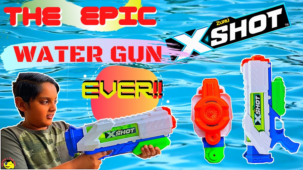 New Water Blaster Review | X-Shot Fast Fill Water Gun[Zuru] - YouTube