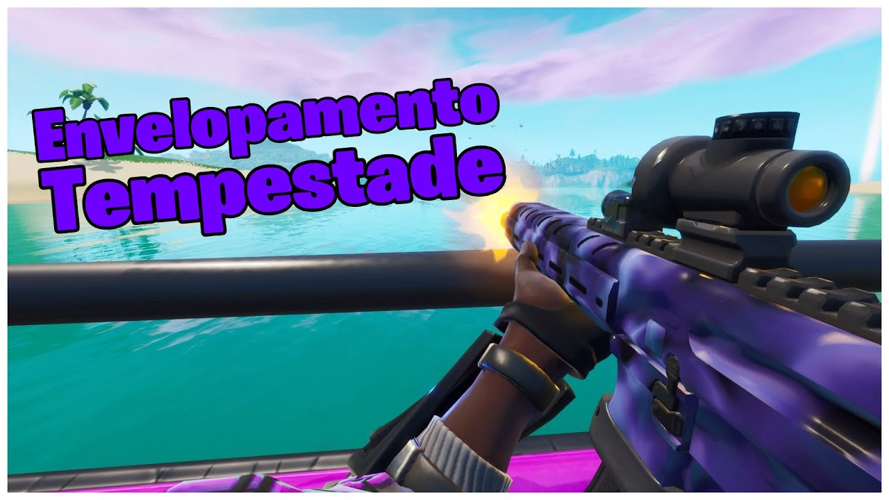 MOSTRANDO O ENVELOPAMENTO TEMPESTADE | FORTNITE - YouTube