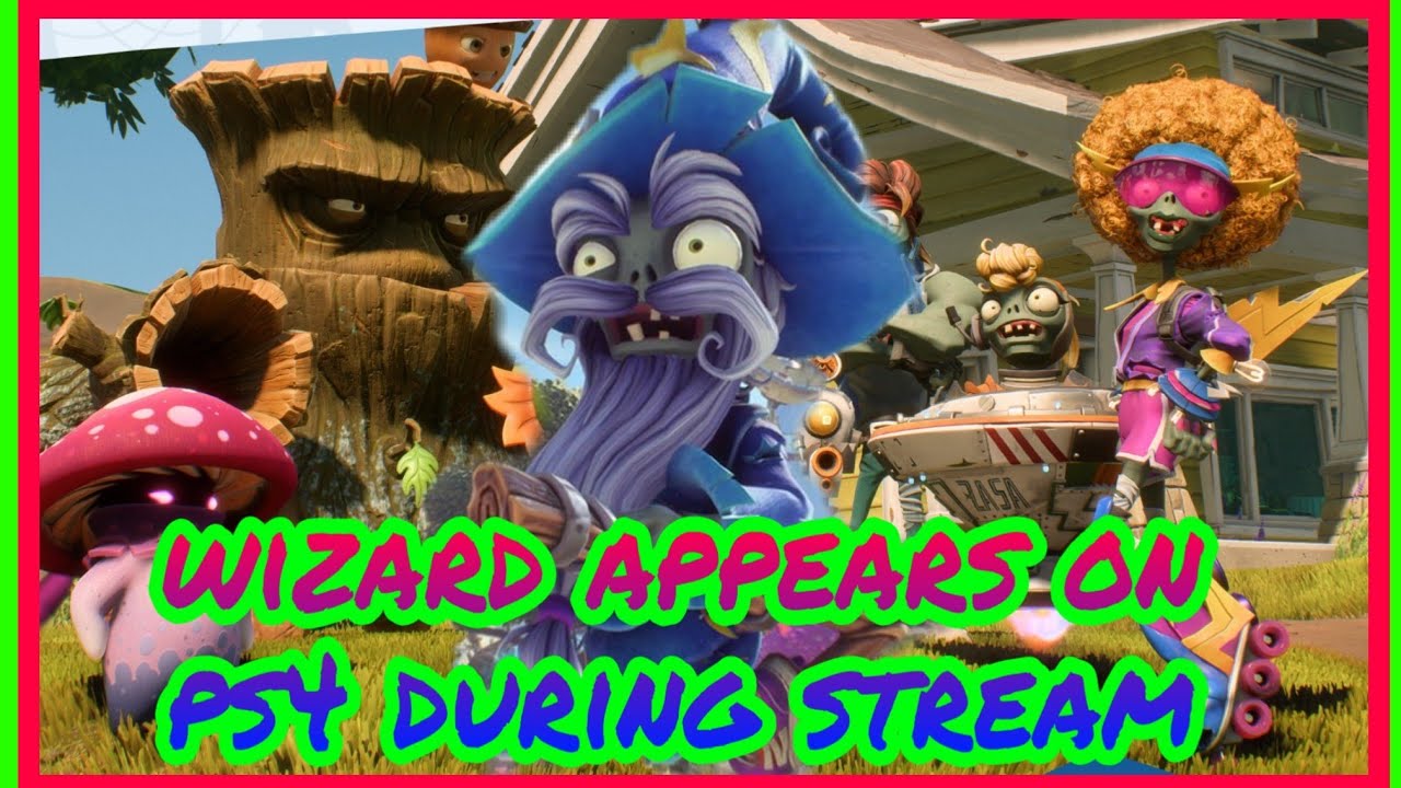 Wizard In Game PS4! Plants vs Zombies Battle for Neighborville! - YouTube