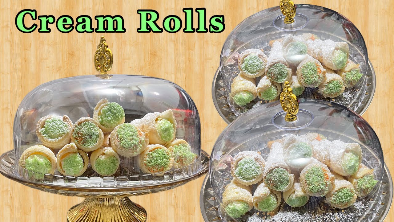 Cream Rolls # Simple and Easy Cream Roll Recipe - YouTube