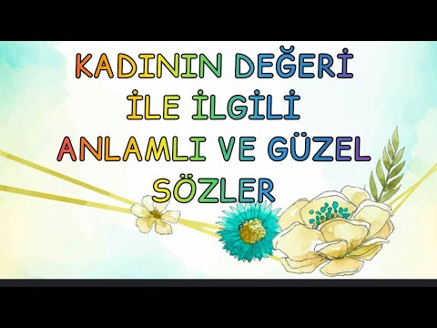 KADINLARLA İLGİLİ KISA, RESİMLİ ANİMASYONLU ANLAMLI VE GÜZEL SÖZLER- KADINA ŞİDDETE HAYIR