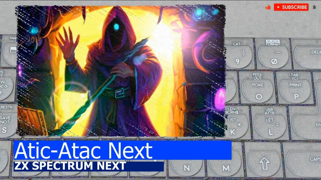 ZX Spectrum NEXT -=Atic Atac Next=- - YouTube
