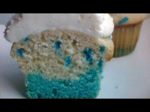 How to Make Rainy Day Cupcakes - YouTube