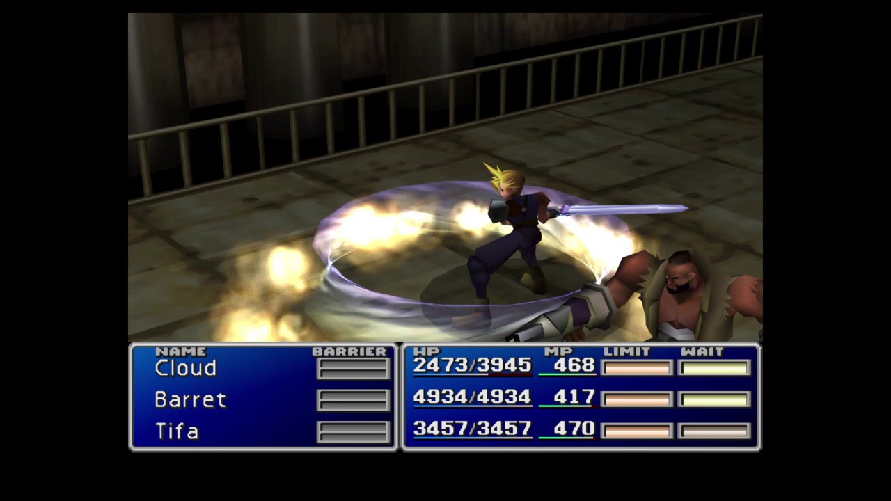 FFVII - Cloud Limit Break Level 3 - Finishing Touch - YouTube