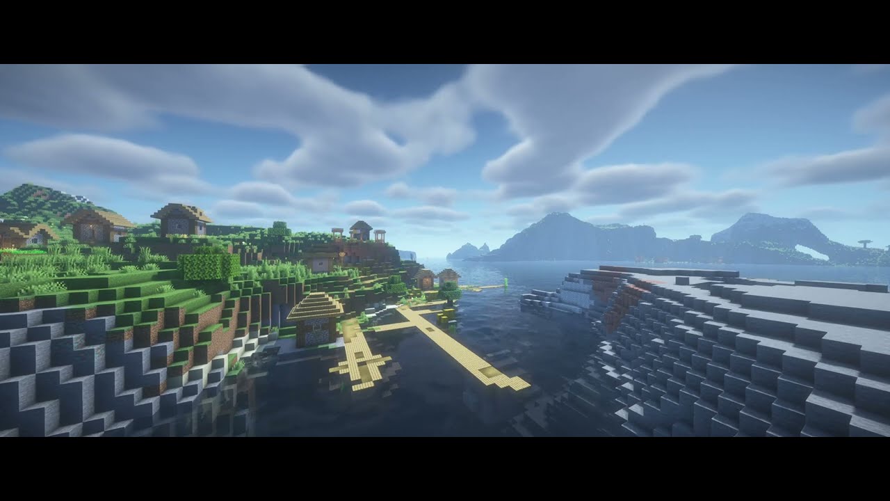 Minecraft watching the world go by super speed time lapse - YouTube