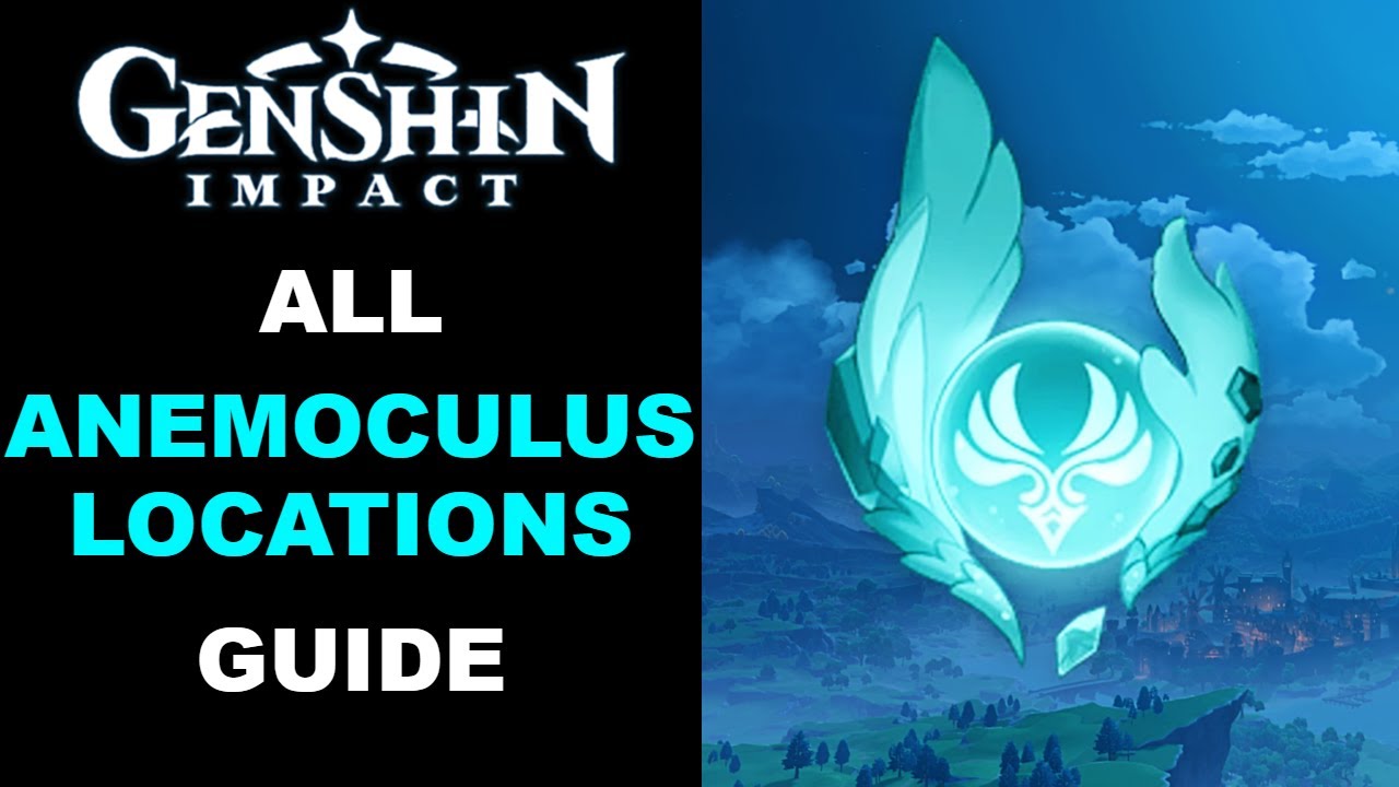 All ANEMOCULUS Locations ( Mondstadt ) - Guide w/ Timestamps | GENSHIN ...