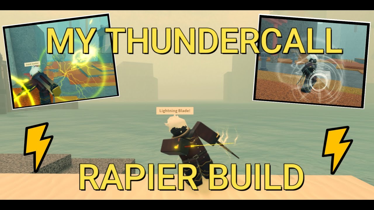 [DEEPWOKEN] My OP Thundercall Rapier build! - YouTube