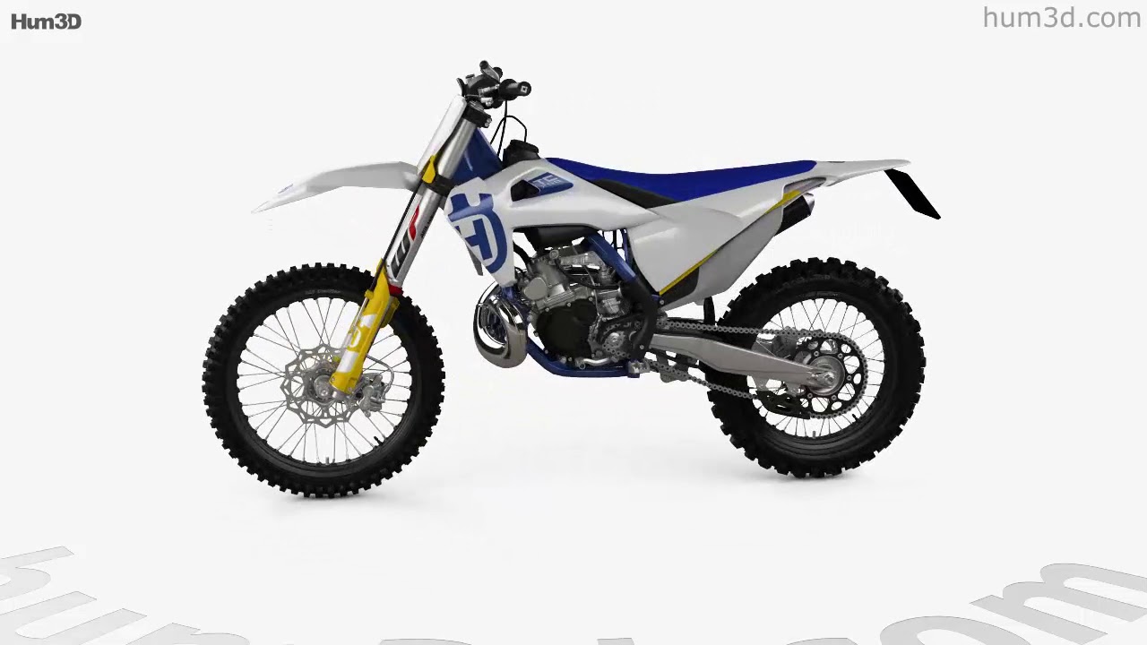 Husqvarna TC 250 2020 3D model by 3DModels.org - YouTube