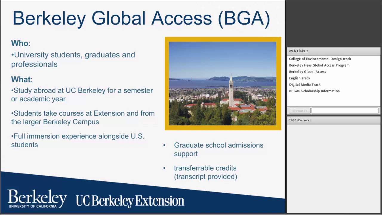 Berkeley Global Access Tracks Informational Webinar - YouTube