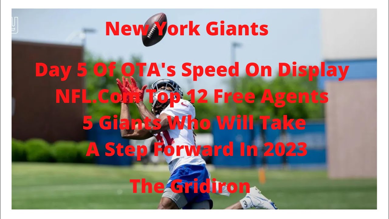 The Gridiron- New York Giants Day 5 Of OTA's Speed On Display. NFL.Com ...