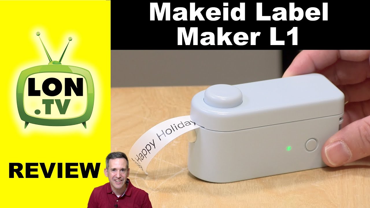 Gadget Pick: Makeid L1 Label Maker Review - YouTube