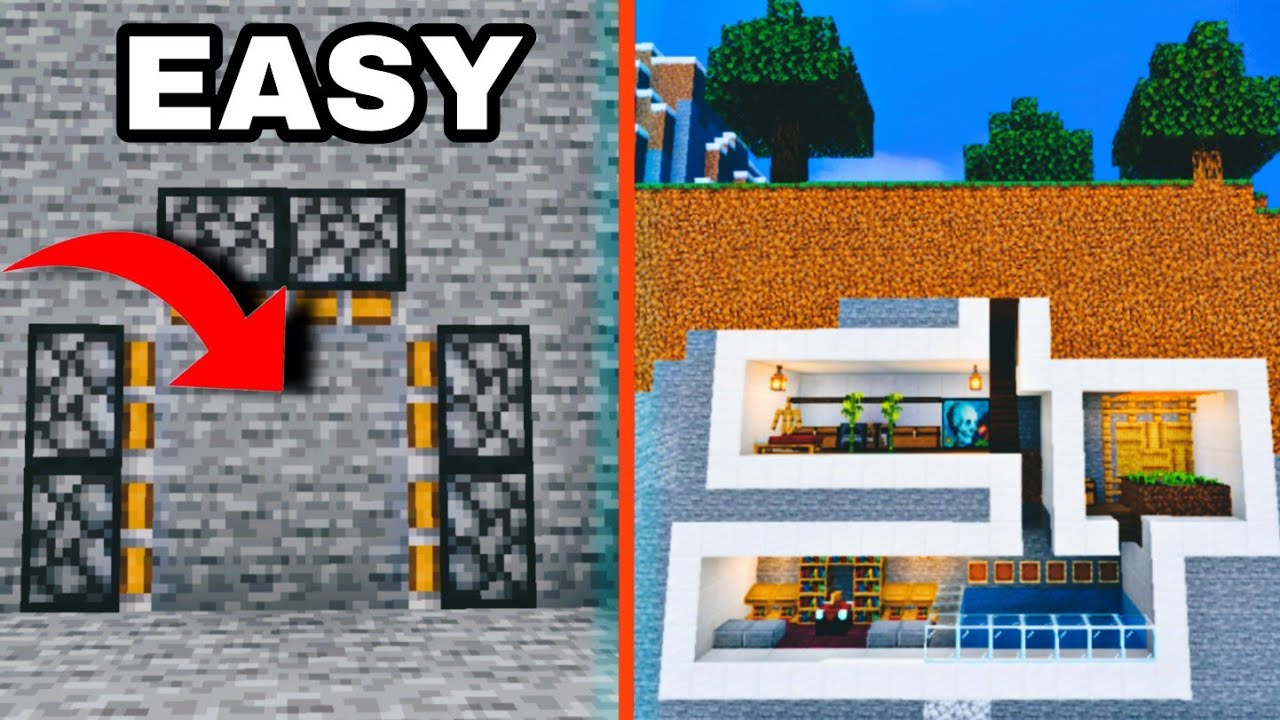 Minecraft | How To Make Secret Base SUPER EASY - YouTube