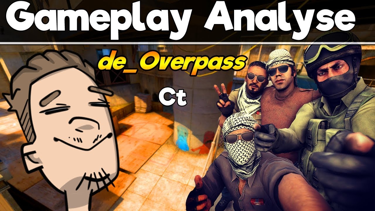 CS:GO TUTORIAL | de_Overpass Gameplay Analyse | CT-Side - YouTube