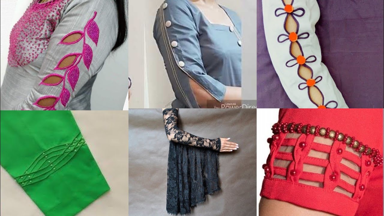 Top trending sleeves design stylish and comfortable girls shirt sleeves ...