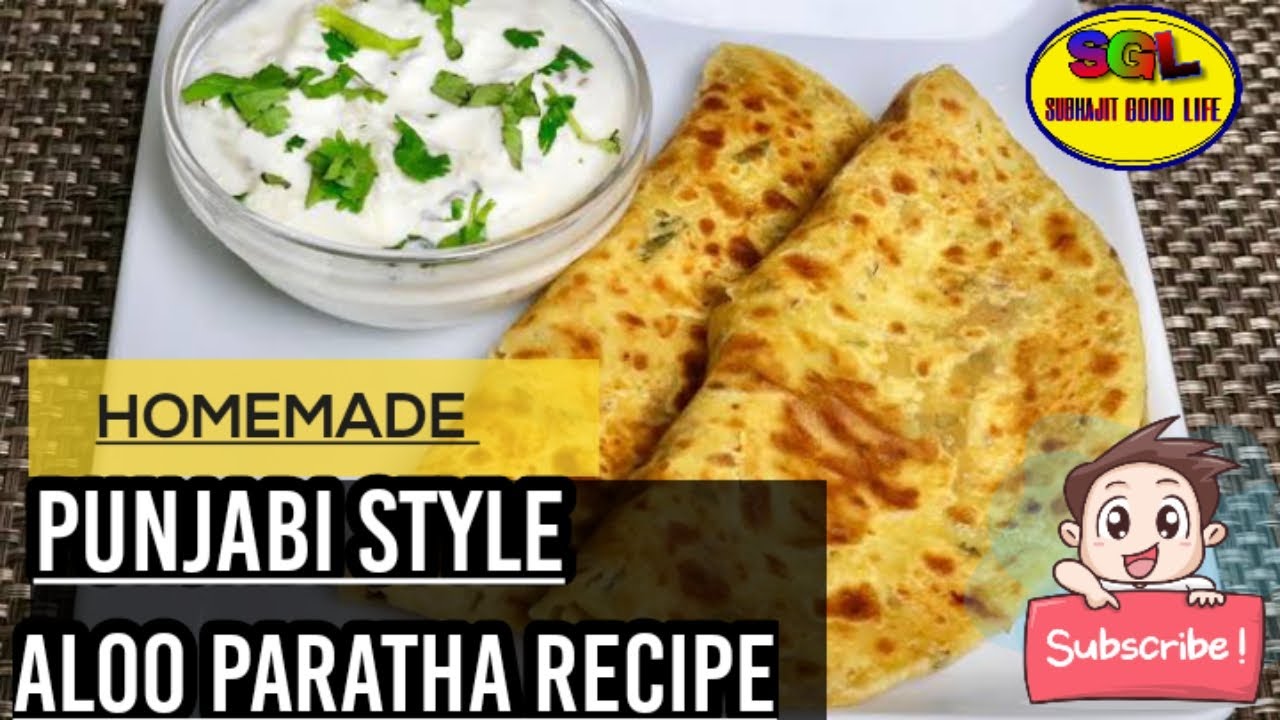 Punjabi Style || Homemade || Aloo Paratha || Delicious Taste - YouTube