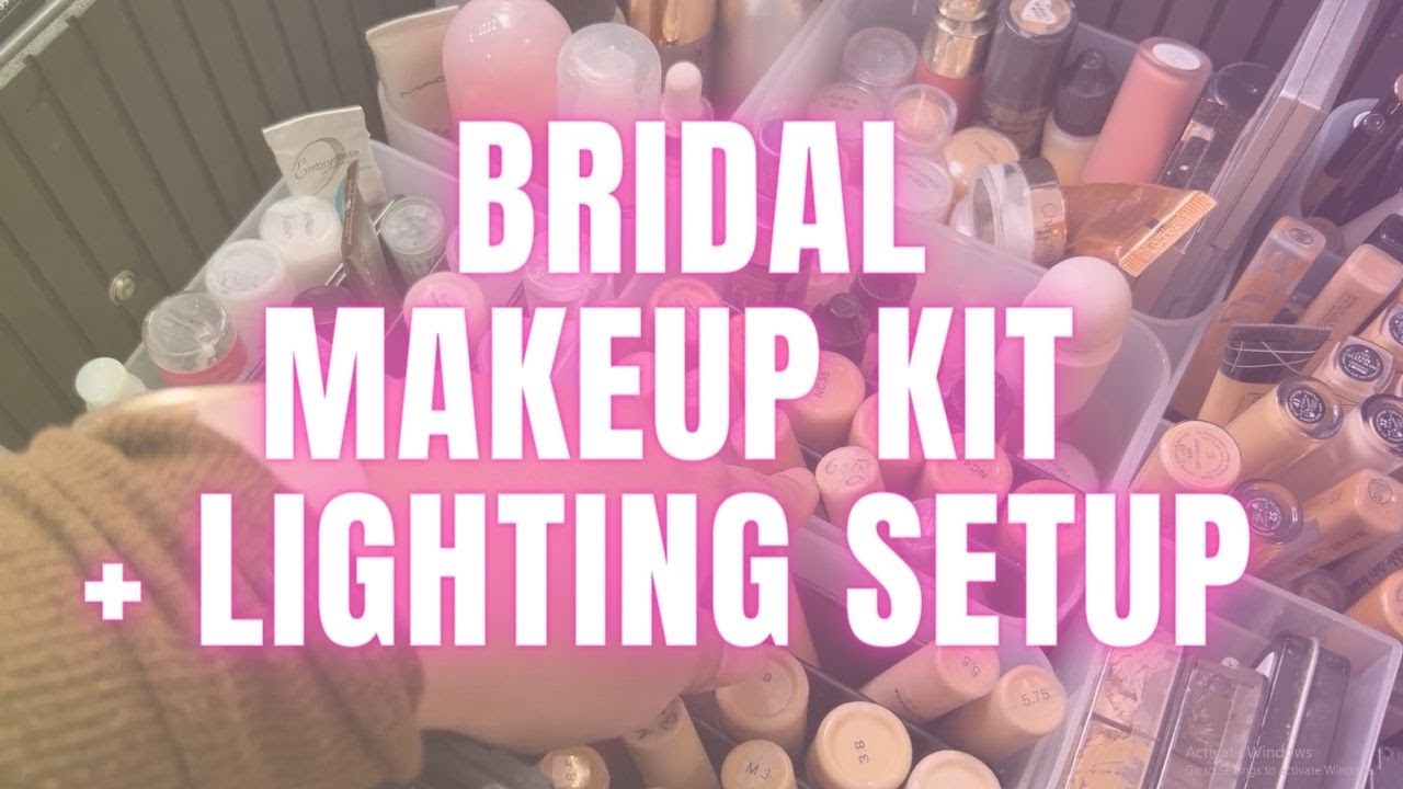 My pro bridal makeup kit tour | full wedding day setup 2024 - YouTube
