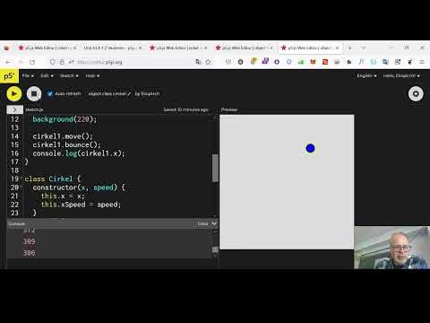 Object-georiënteerd Programmeren met p5JS. Introductie. - YouTube