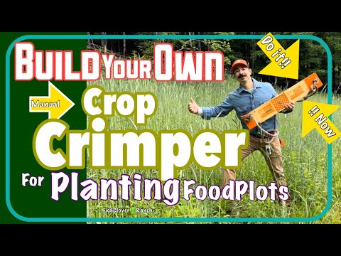NO TILL Crop Crimper - Build Your Own - for No Till Food Plots or ...