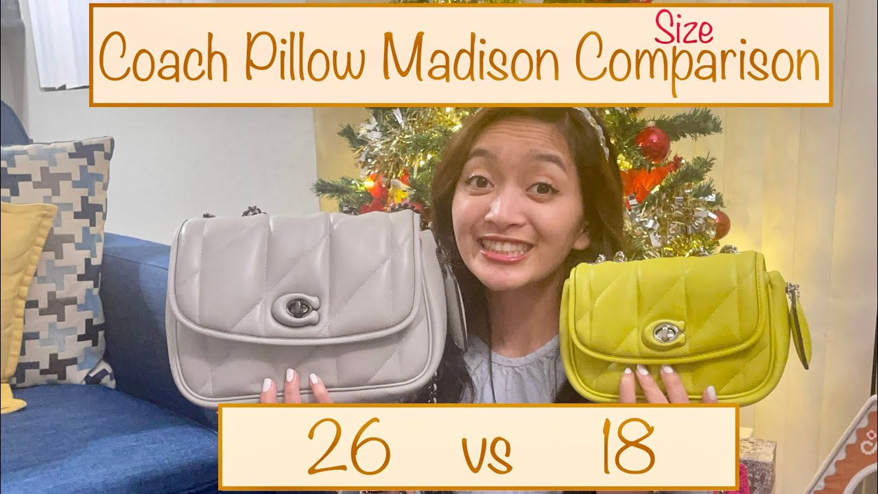 Coach Pillow Madison | Which Size Should You Get? | #Handbags Size ...