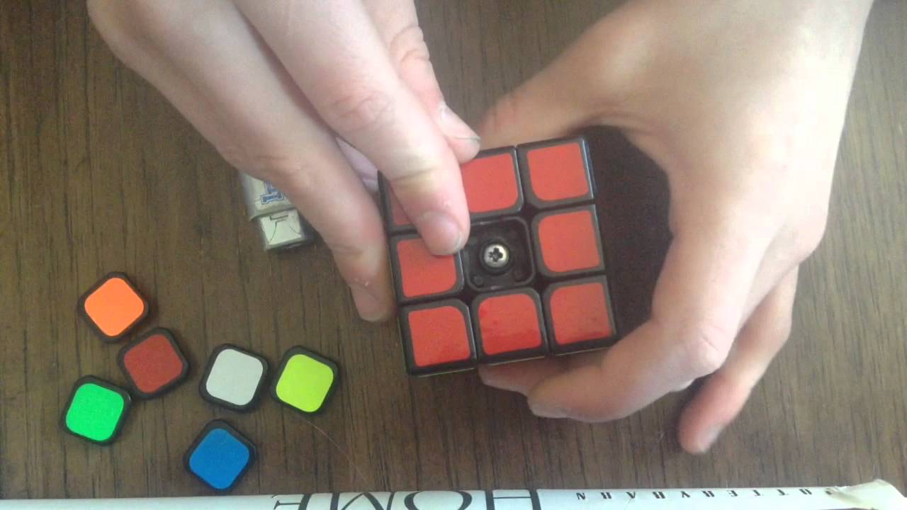 Here is how I tension all my cubes. My next video which will be up soon ...