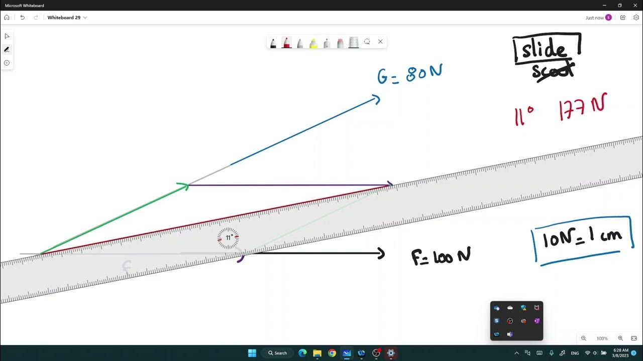 Add 2 2D vectors graphically - YouTube