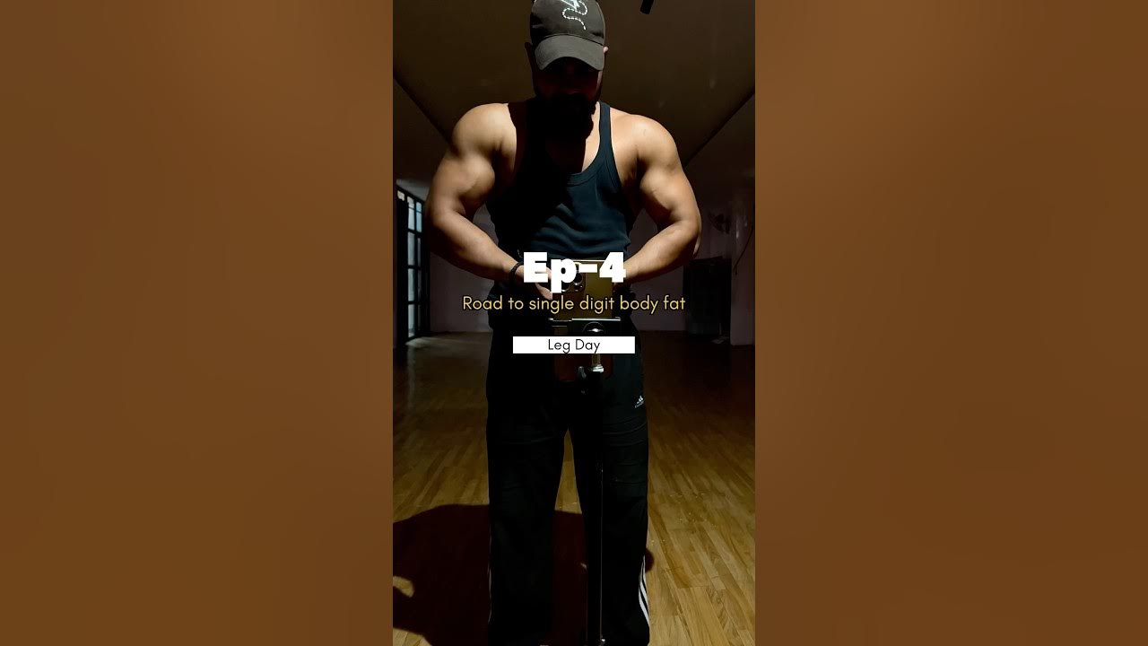 Day-4 | Road to single digit body fat📈 #shorts #day4 #legday #motivation #trending # ...