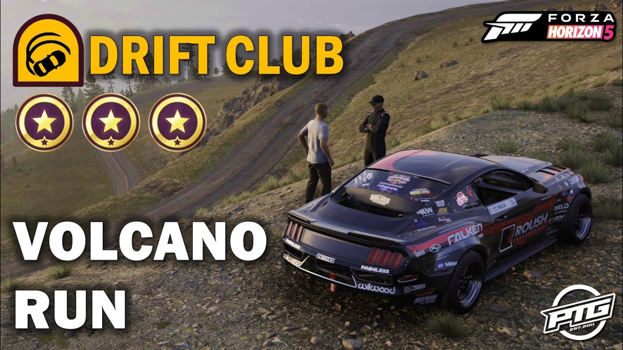 FH5 Drift Club: Volcano Run (Chapter 5, 3 stars guide) - YouTube