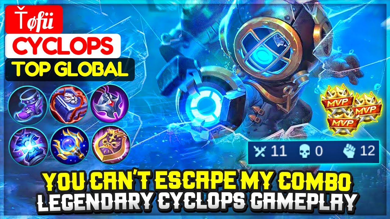You Can't Escape My Combo, Legendary Cyclops Gameplay [ Top Global Cyclops ] Ťøfü - Mobile ...