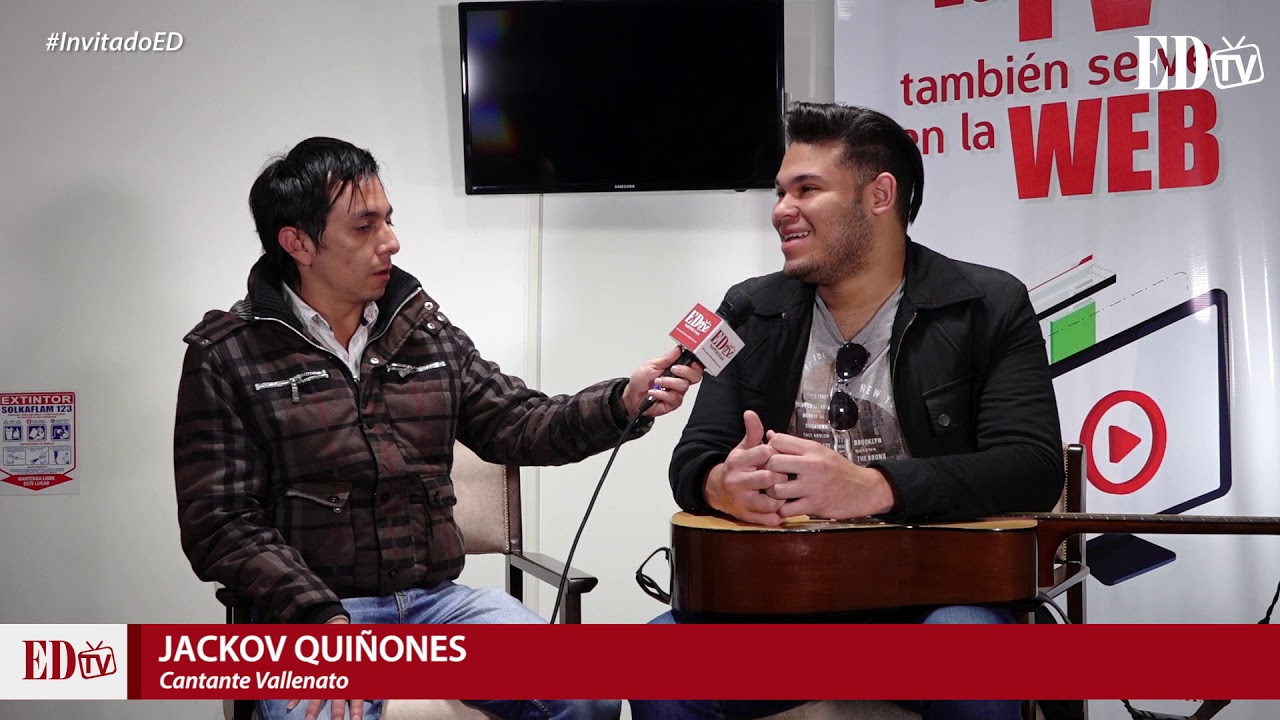 Jackov Quiñones, cantautor de música vallenata, promociona sus últimas ...