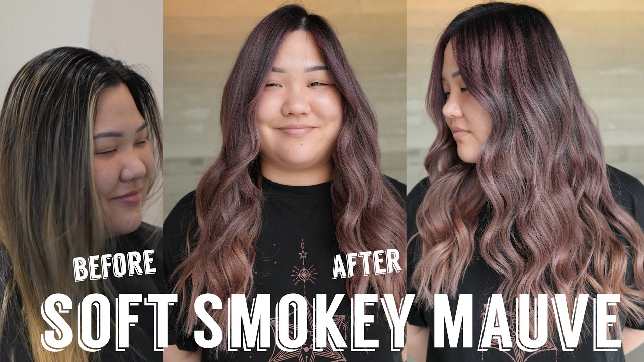Hair Transformations with Lauryn: Mauvy Balayage Retouch Ep. 204 - YouTube