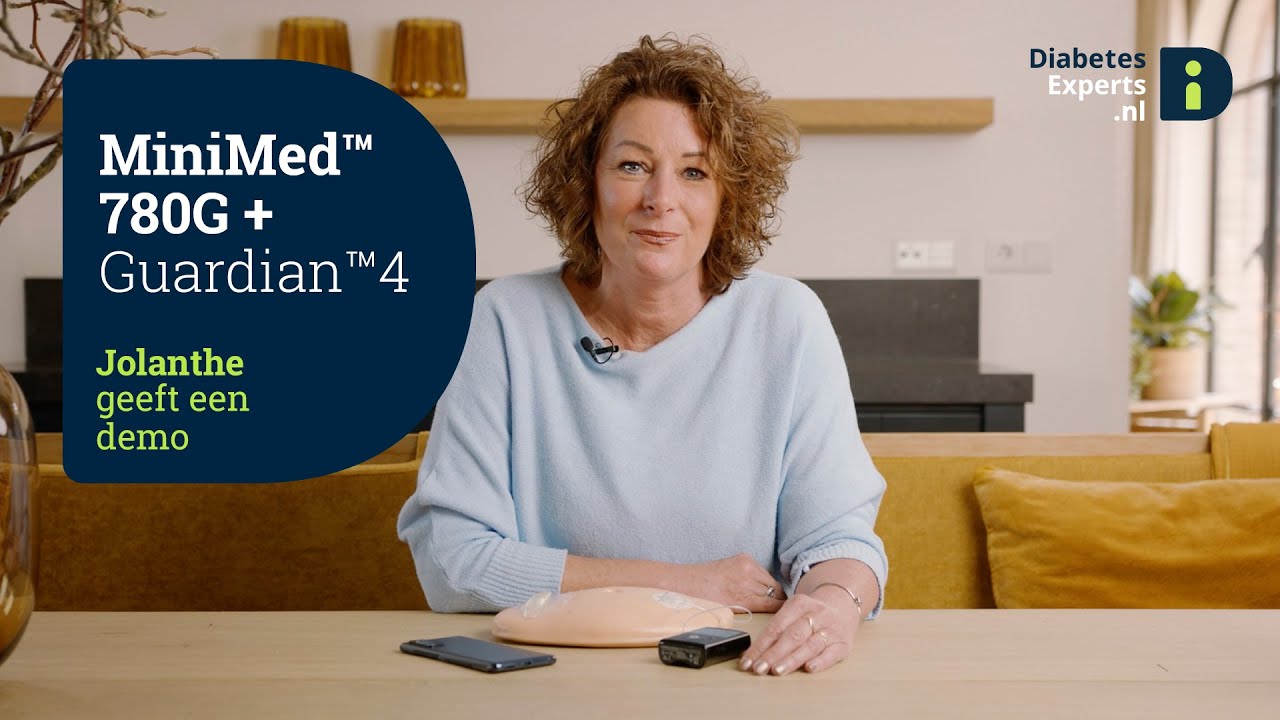 Demo MiniMed 780G insulinepomp en Guardian 4 glucosesensor - YouTube