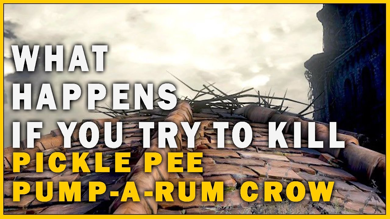 What Happens if you Try to Kill Pickle Pee, Pump-a-Rum Crow in Dark ...