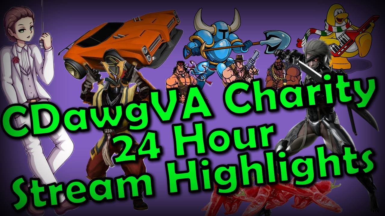 24 HOUR CHARITY STREAM HIGHLIGHTS - Games, Fan Calls & YouTubers! - YouTube
