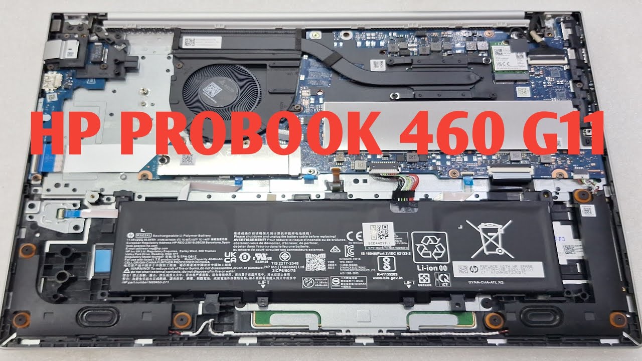 hp probook 460 g11 upgrade options - YouTube