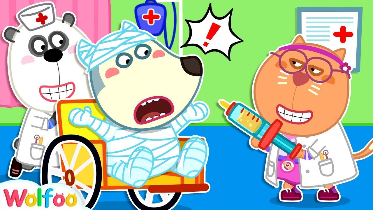 Funny Stories About Patient Wolfoo and Doctor Pando - Kids Playing ...