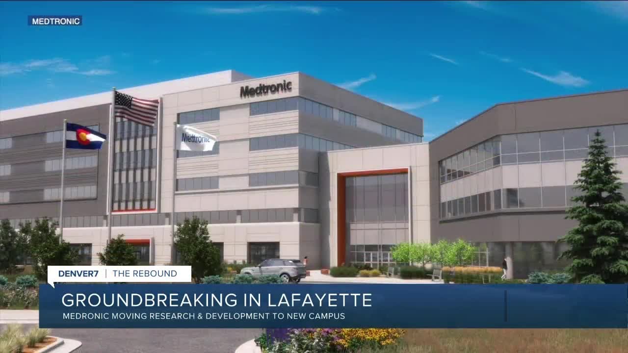Medtronic breaking ground in Lafayette - YouTube
