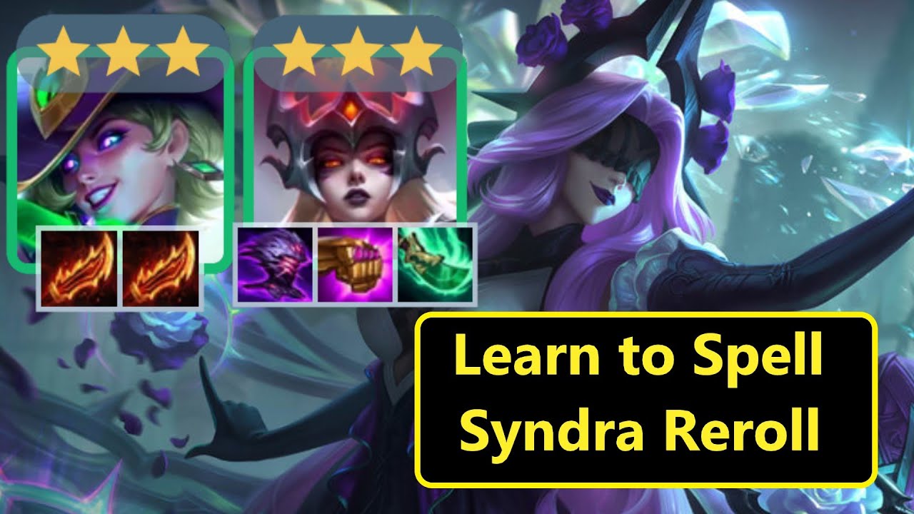 ⭐️⭐️⭐️ Syndra Cassiopeia Reroll | 6 Shapeshifter | learn to Spell | Set 12 | TFT Comps ...