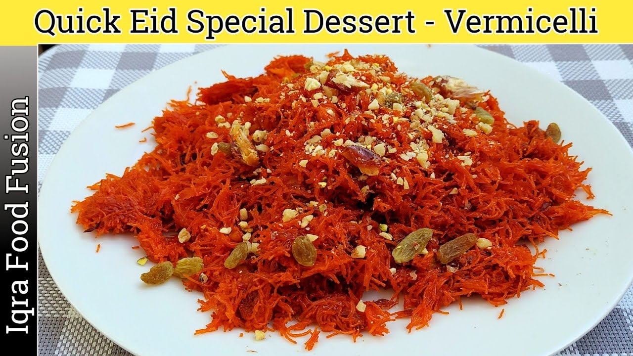Quick Eid Special Sawayya Recipe | Vermicelli Recipe | Eid Dessert ...