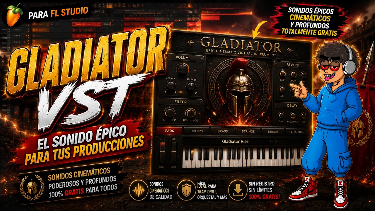 Descarga GLADIATOR GRATIS (Versión FULL + Bancos) VST para FL STUDIO ...