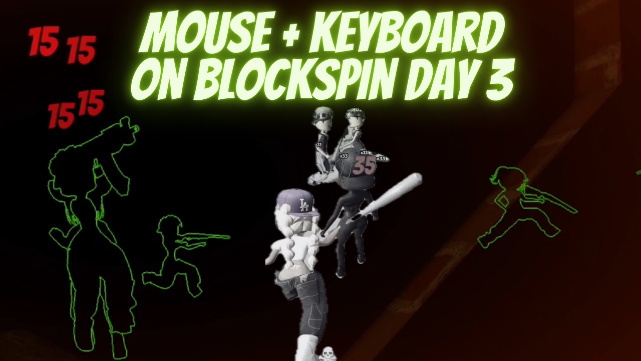 DEVELOPING ULTIMATE AIM | MOUSE + KEYBOARD VS CONTROLLER IN BLOCKSPIN ...