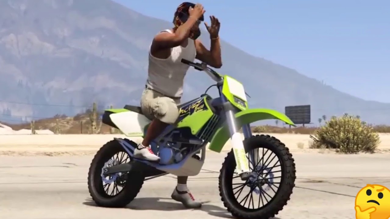 gta san andreas vs gta 5 moto sanchez - YouTube
