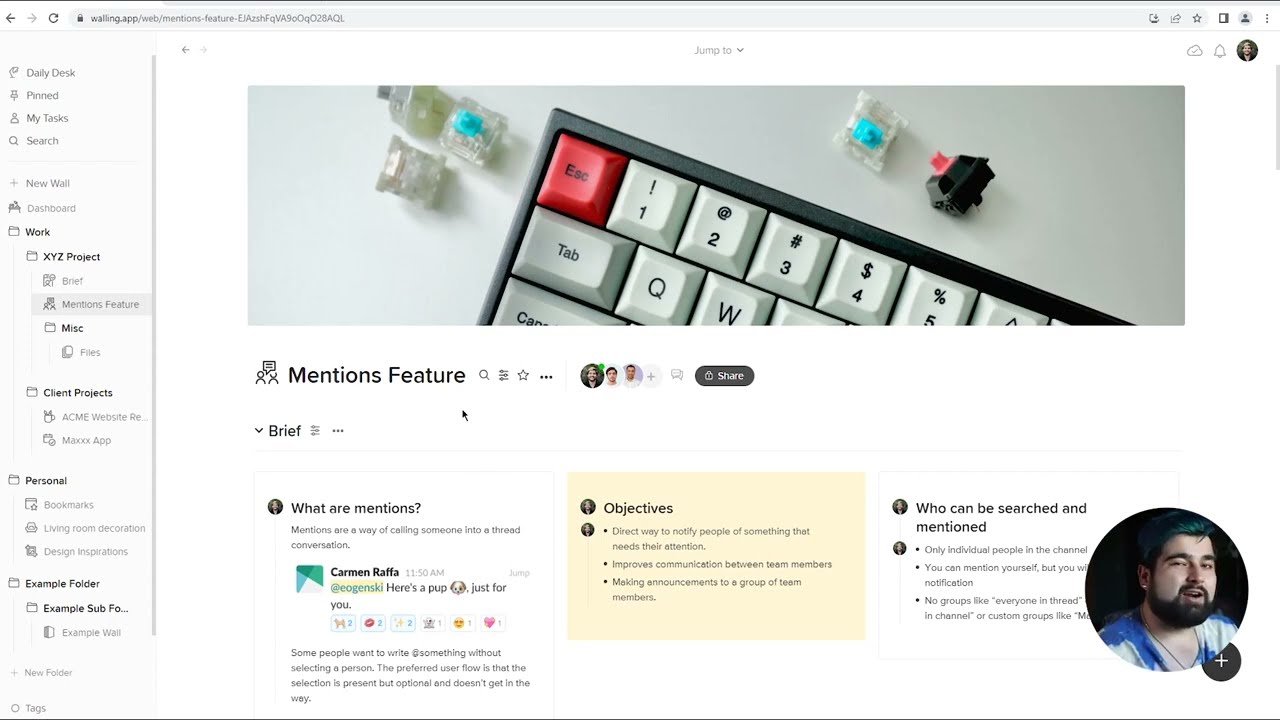 How to Setup Your Walling Folders, Walls, Sections & Bricks | Tips ...