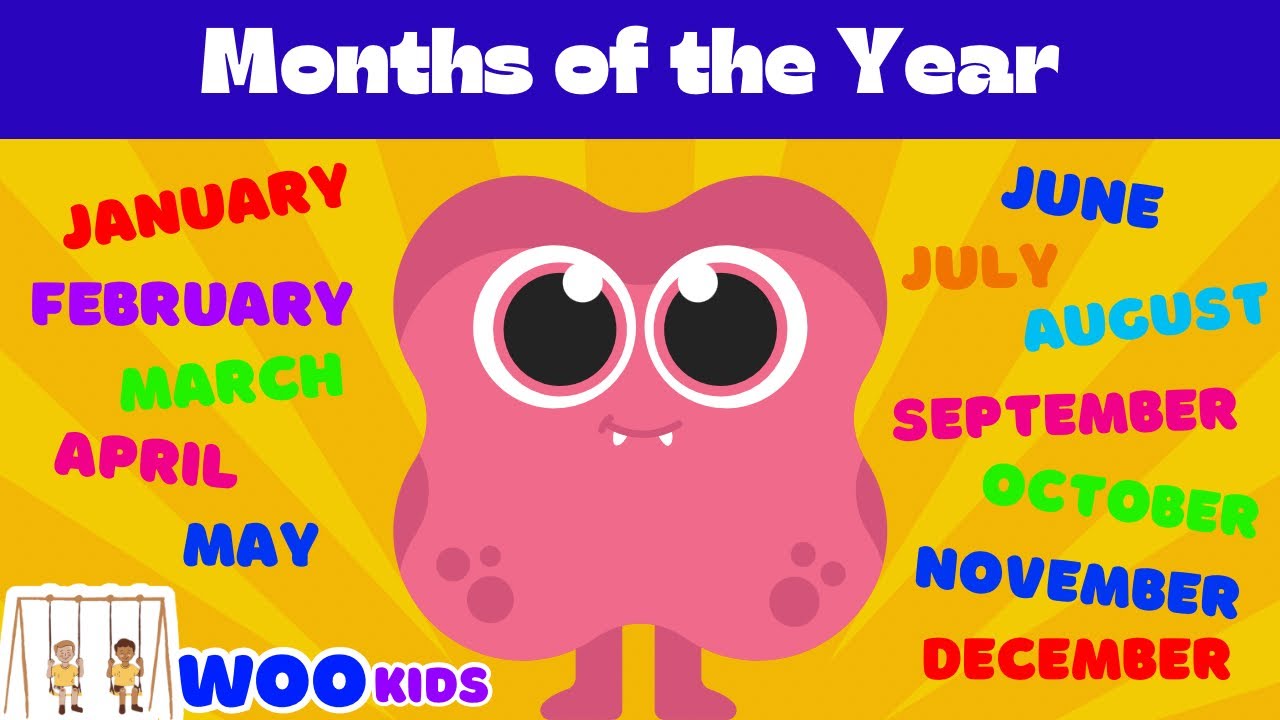 Months of the Year 📆 | 12 Months | Woo Kids - YouTube