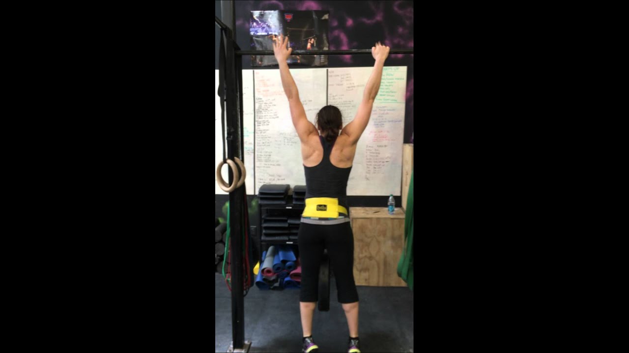 Pull-Up With 45-Lb Plate - YouTube