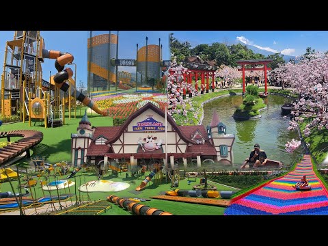 CIMORY DAIRYLAND PRIGEN !! Wahana Baru Buka MEGA PLAYGROUND, RAINBOW SLIDE & SAKURA PARK
