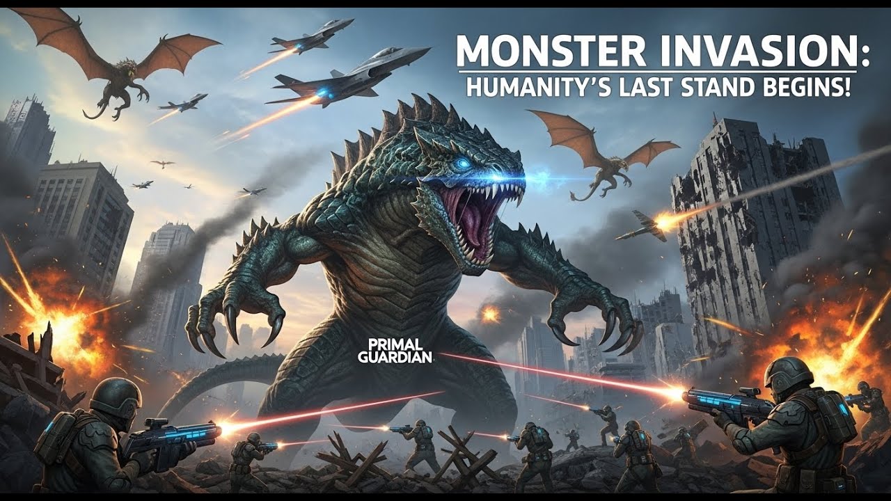 Monster Invasion: Humanity's Last Stand Begins! | Primal Guardian - YouTube