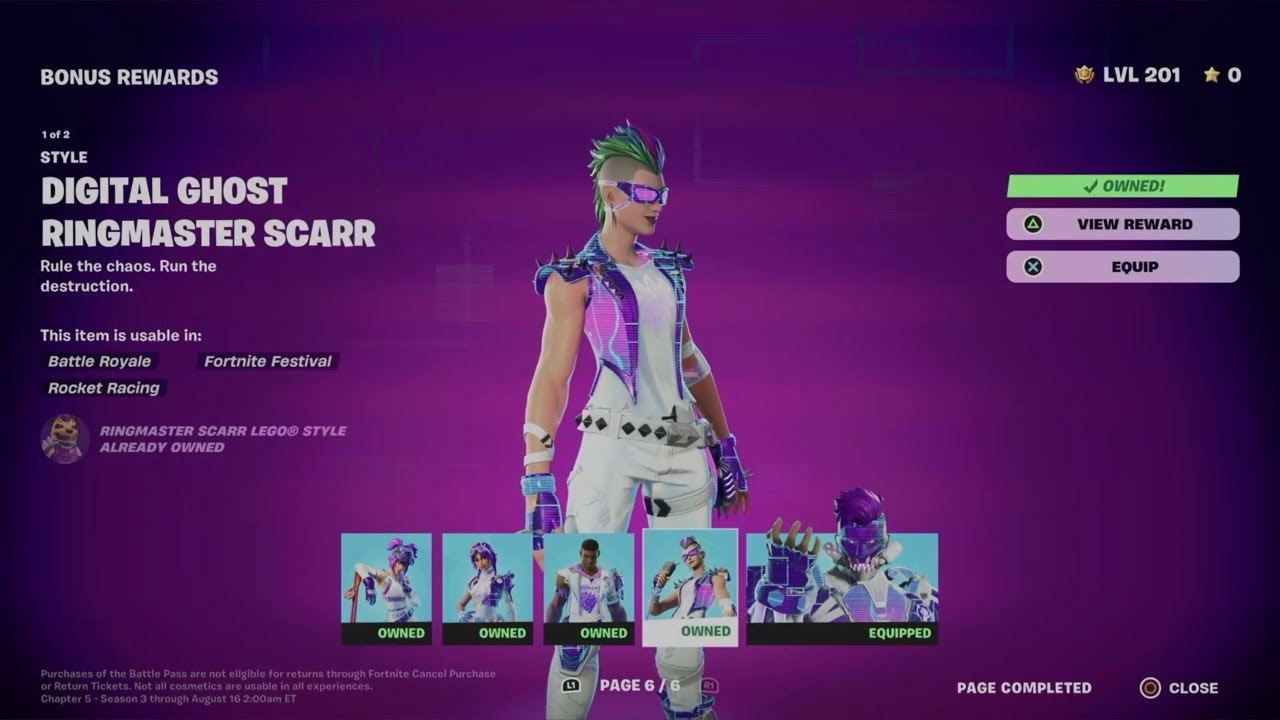 How to Unlock Digital Ghost Ringmaster Scarr in Fortnite | Battle Pass ...