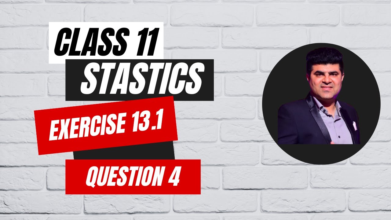Statistics Class 11th Ncert Ex 13.1 Que 4 | Find the mean deviation ...